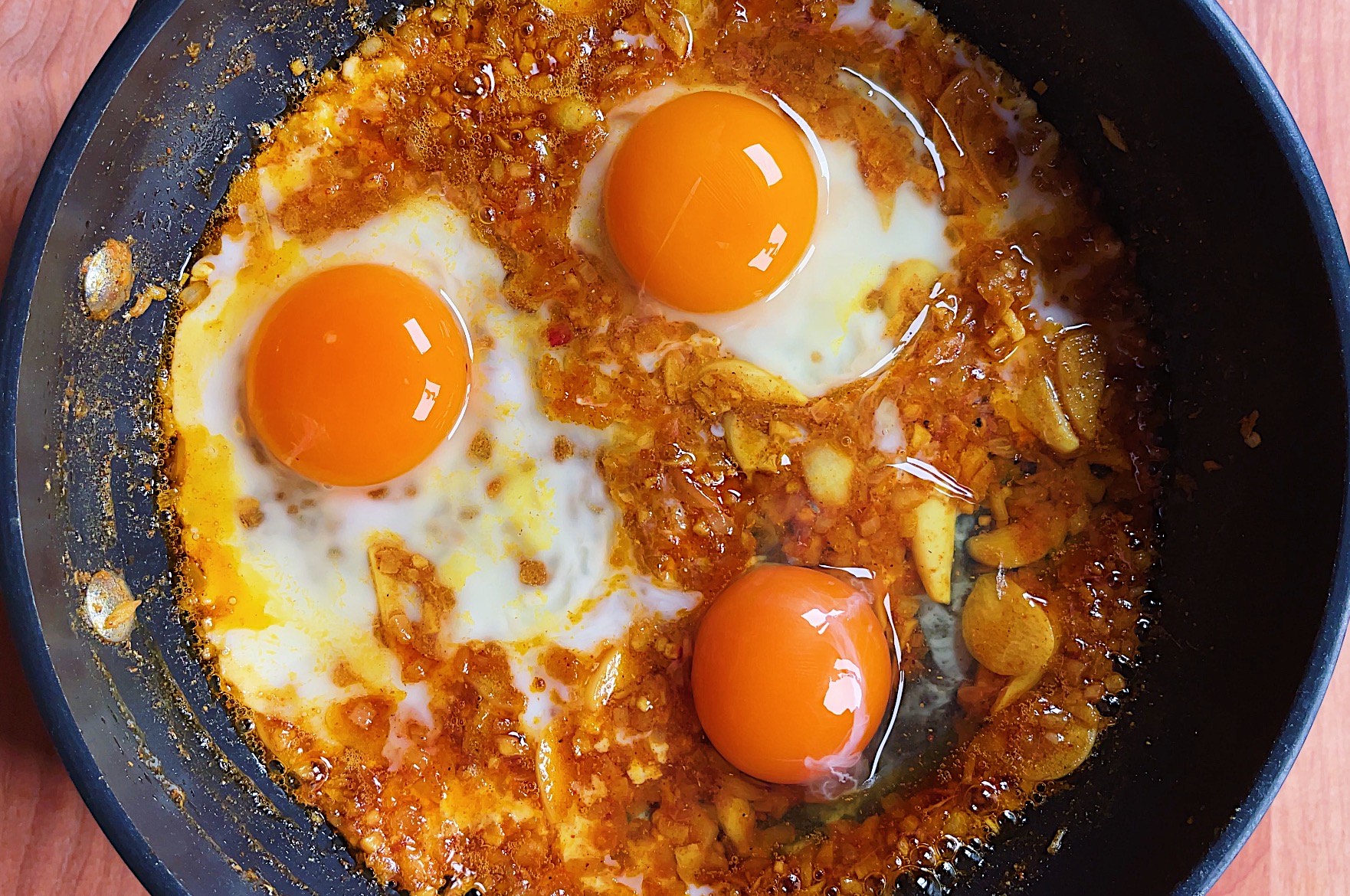 Indian-Inspired Masala Fried Eggs - SCRAPS