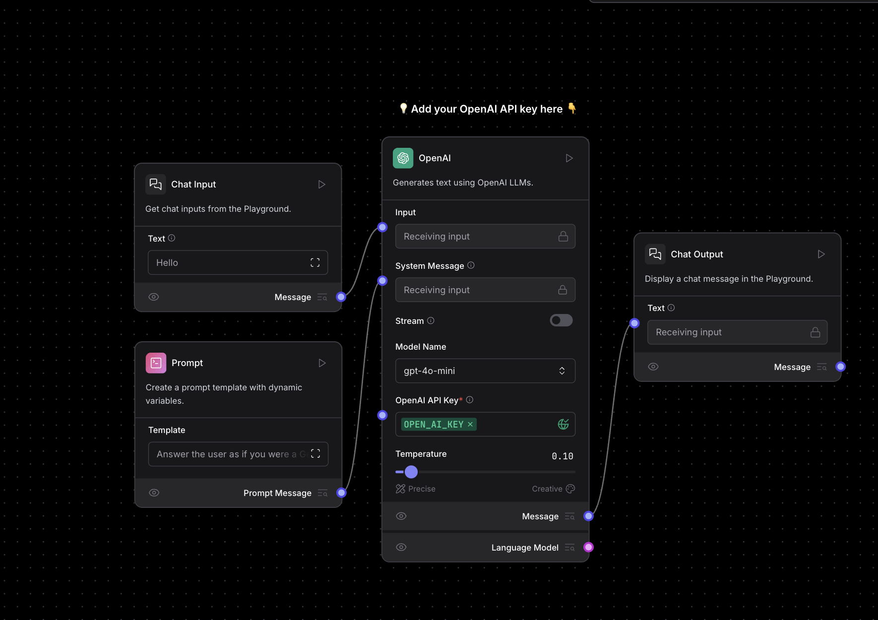 Building an AI Agent with Langflow and RAG