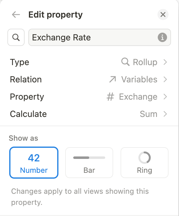 How to create variables in Notion