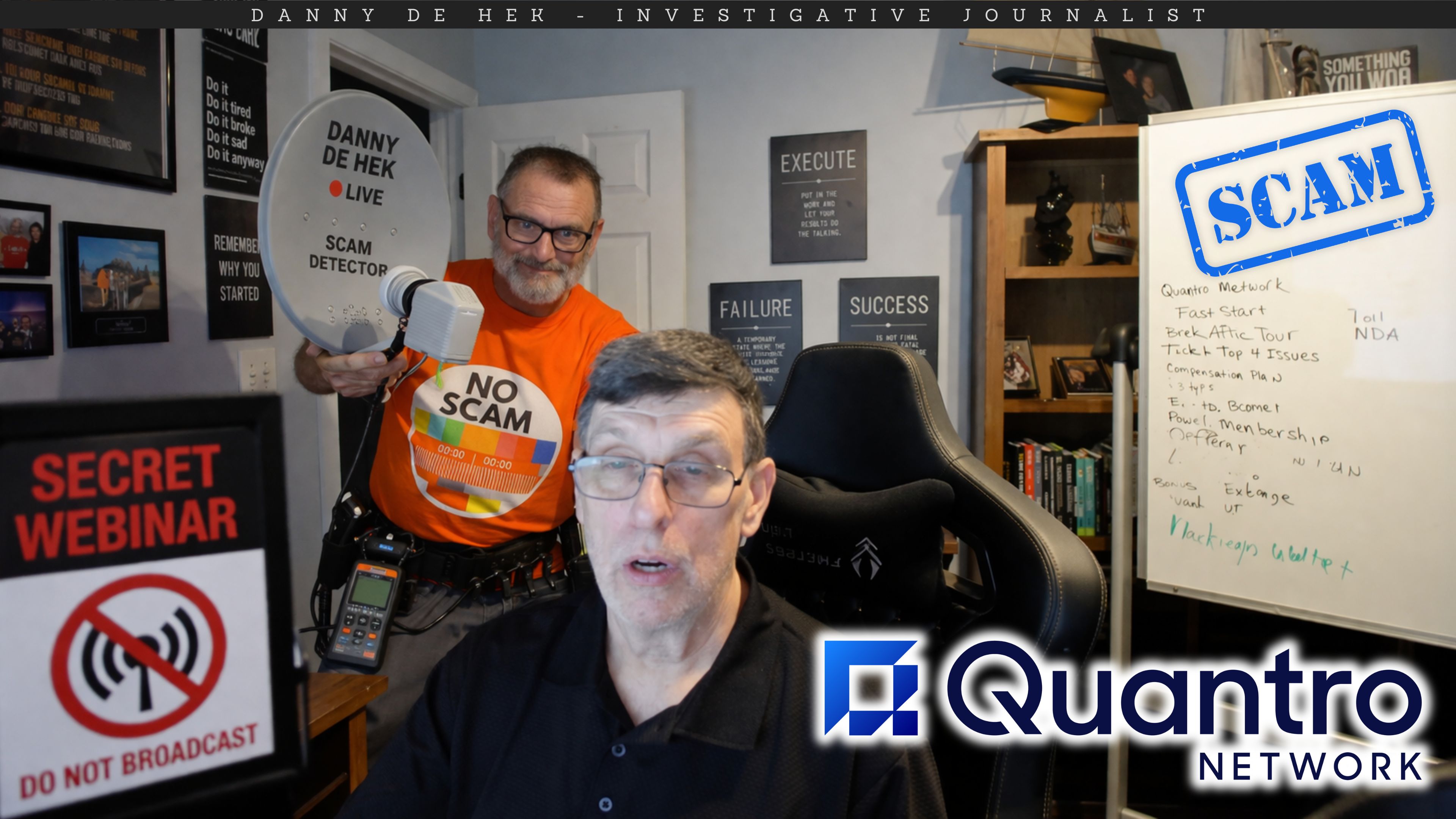 Quantro Network Scam? Dumb & Dumber Mike Lucas & Mike Donaldson Secret ...