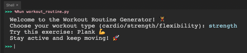 Build A Workout Routine Generator With Python