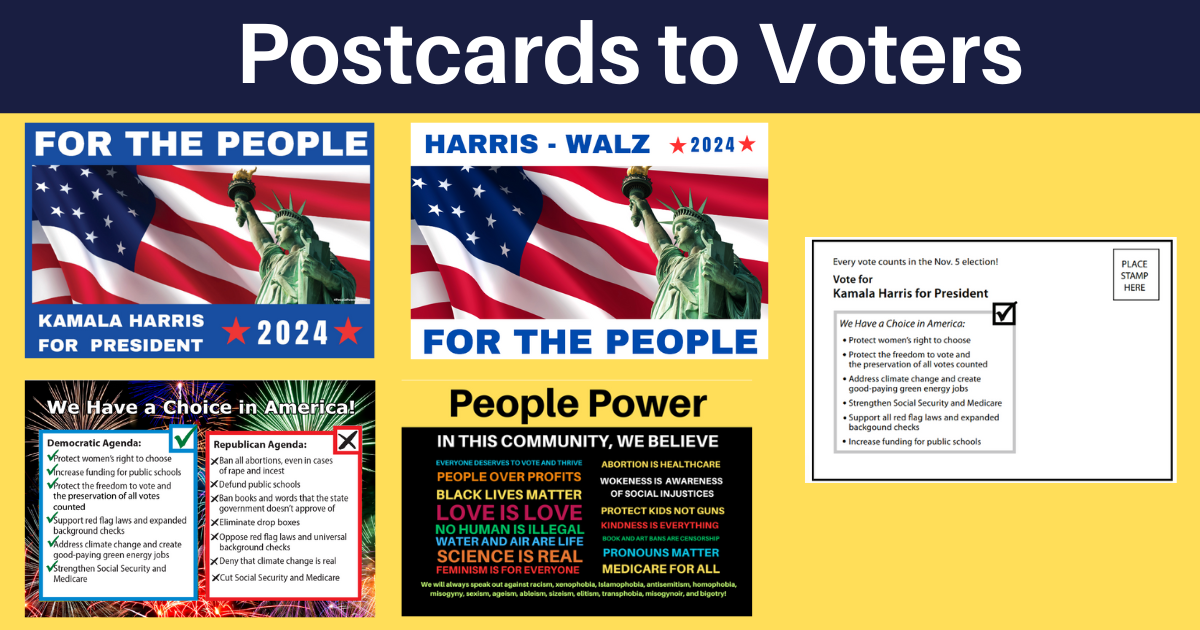 📆 Postcards and Letters to Voters