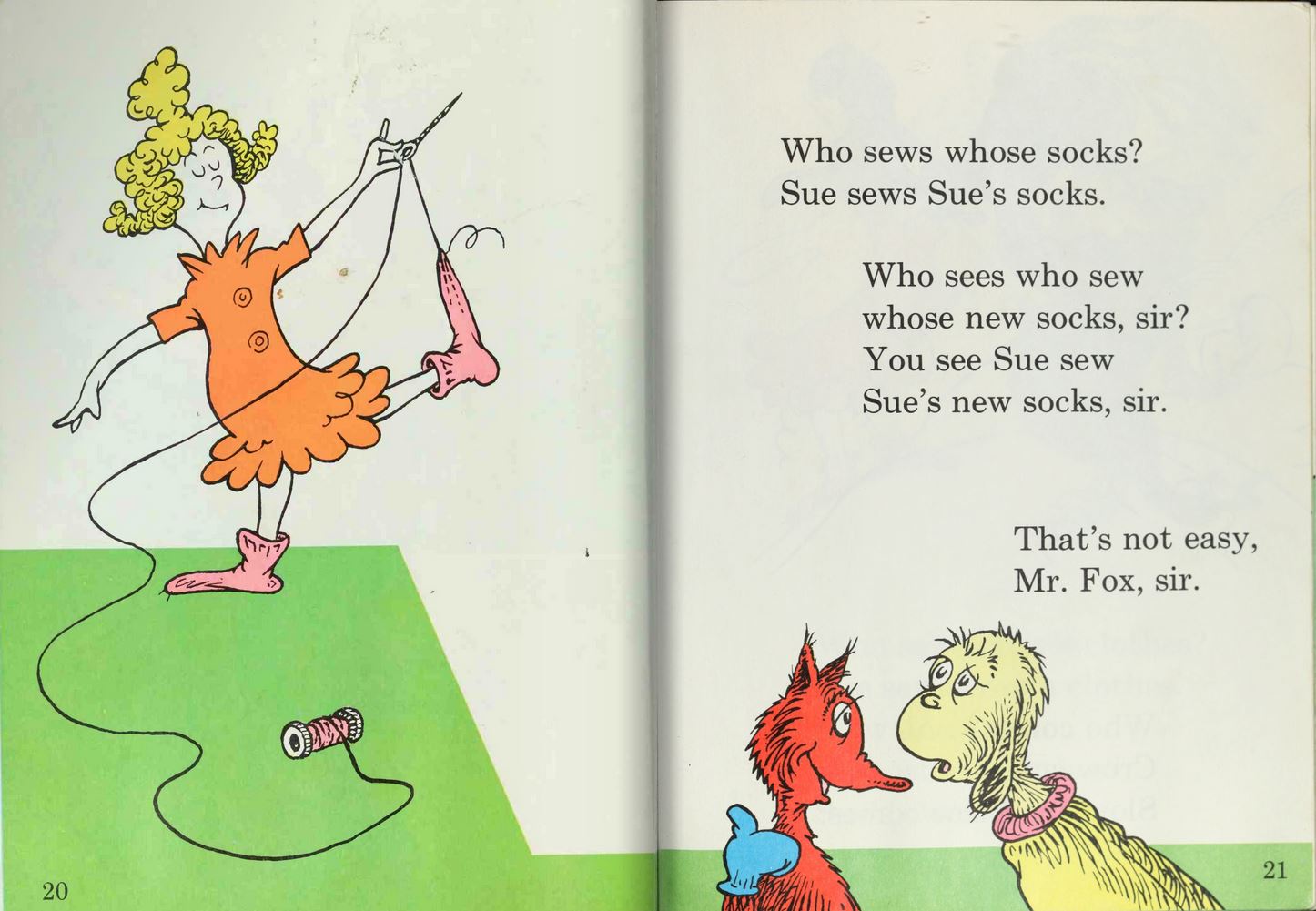 Dr. Seuss - Fox In Socks - Analysis - Sapioplex’s Substack