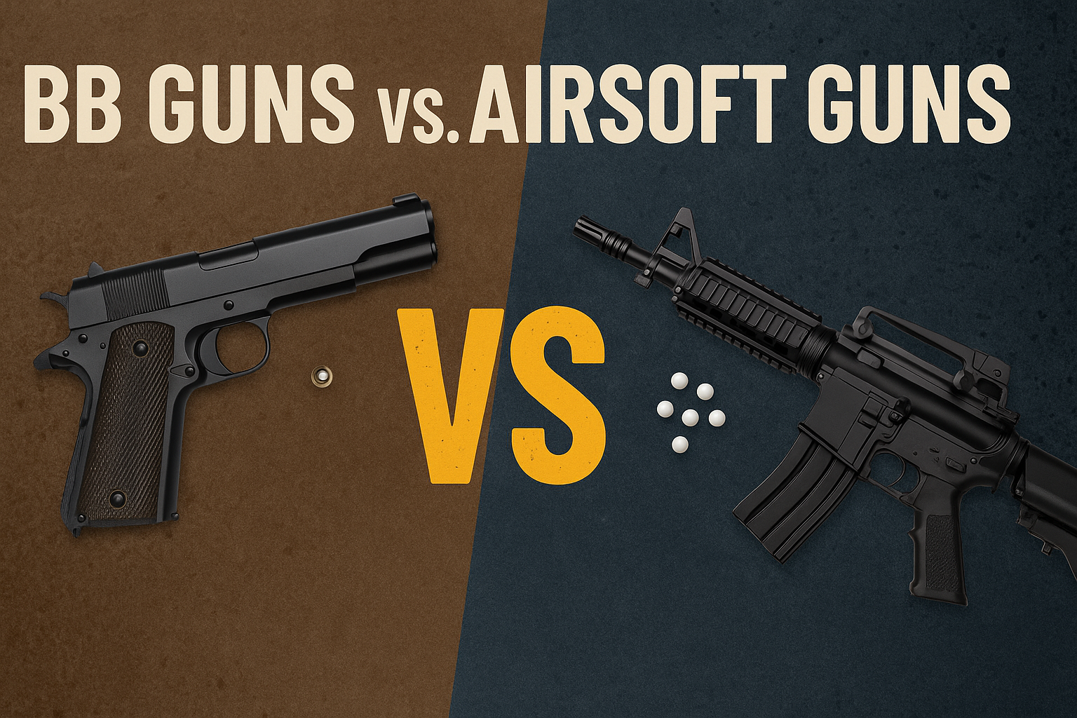 BB Guns vs. Airsoft Guns: What’s the Difference and Which is Right for You?