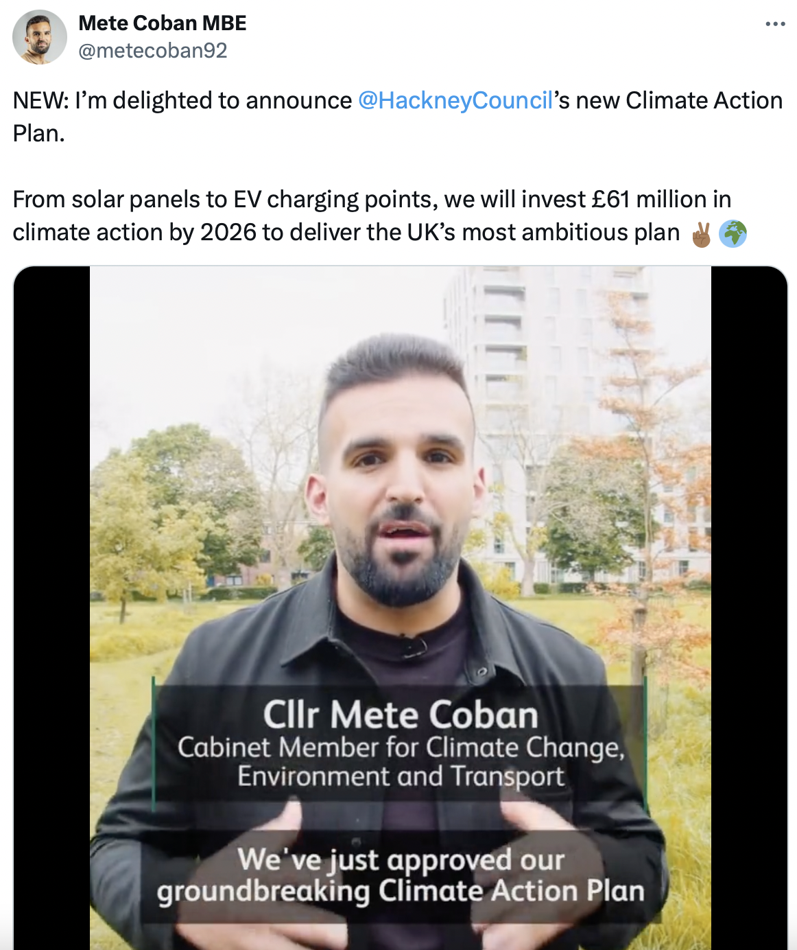 Mete Coban MBE: Sadiq Khan's new high-flying eco adviser (on £148k per ...