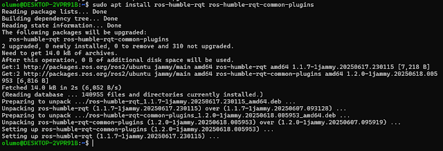 RQT Setup in ROS2 Humble - by Ruth Olumo - Robotics Dojo