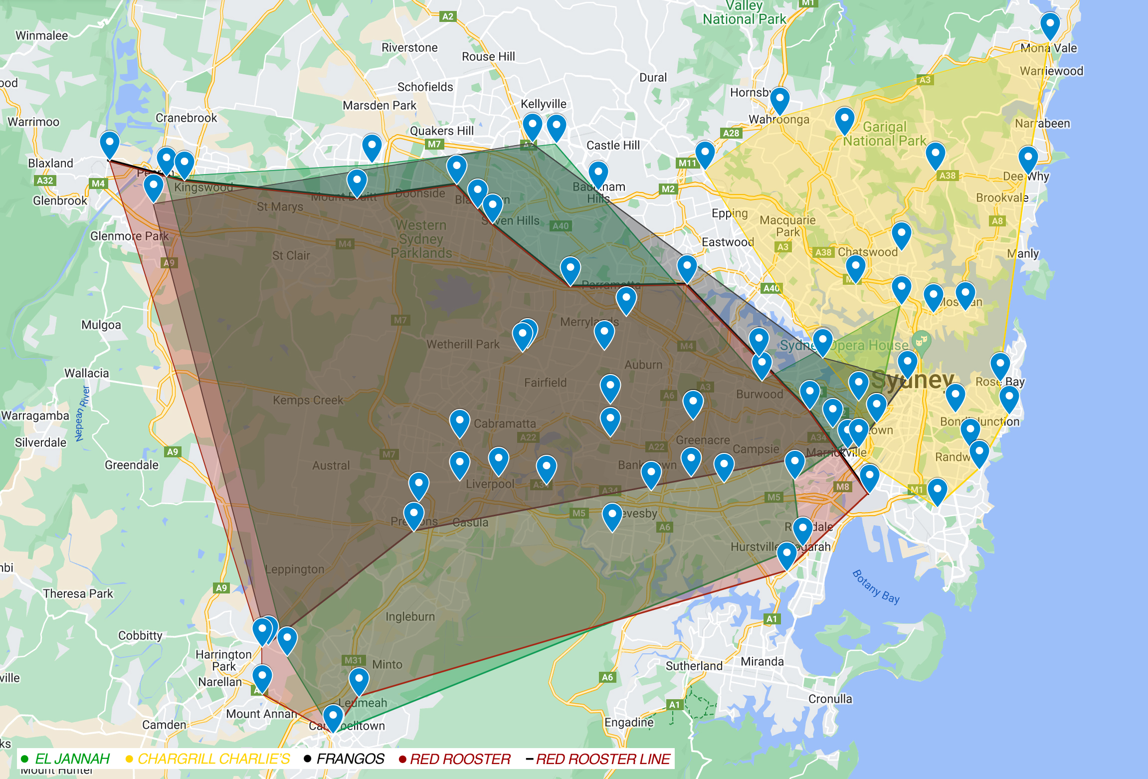 The Four Chicken Frontiers of Sydney - by Alana Dimou