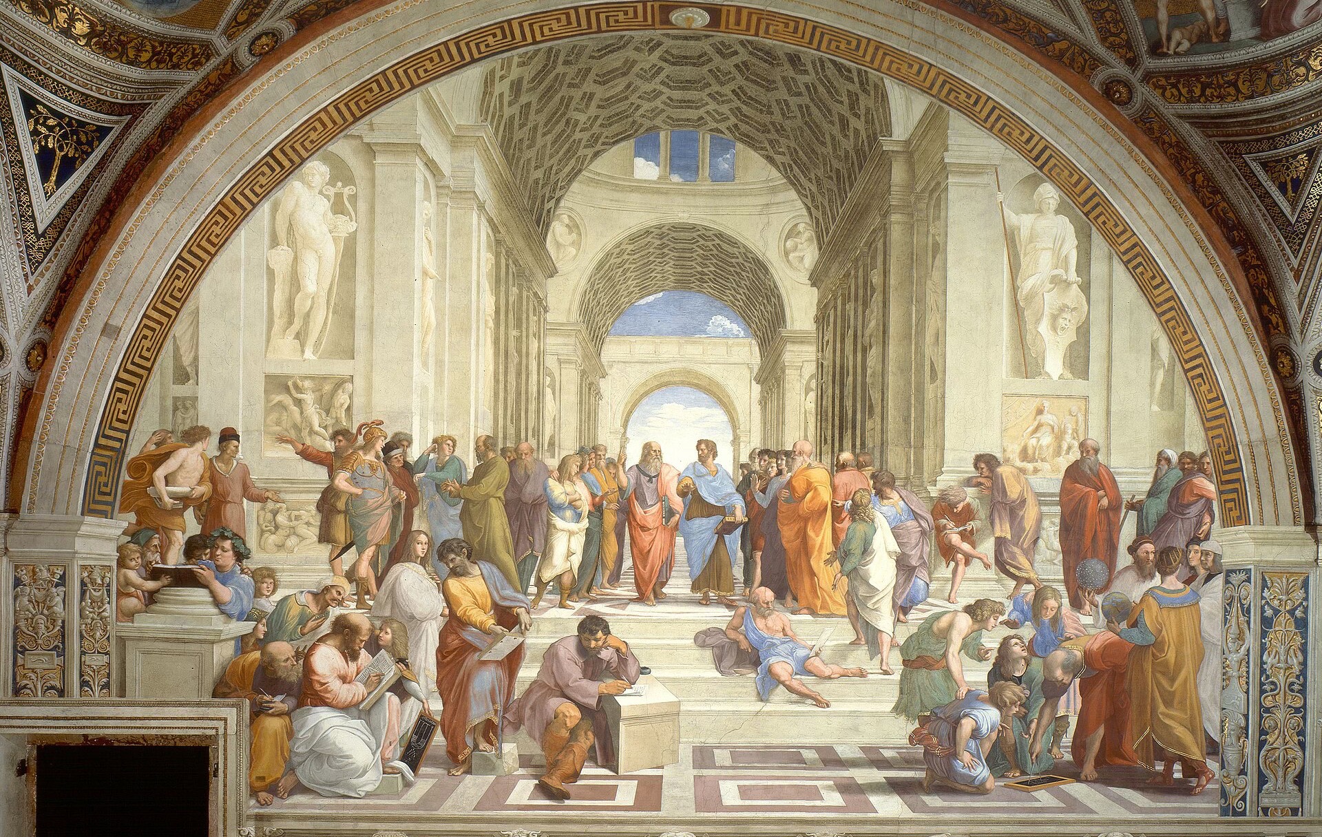 Raphael's School of Athens - by Erik Rostad