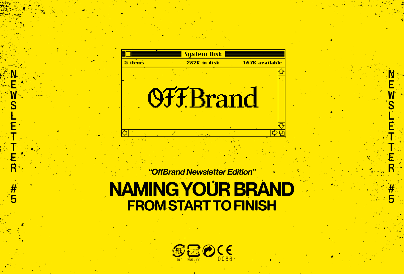 Naming your brand, from start to finish - OFF Brand by Koto