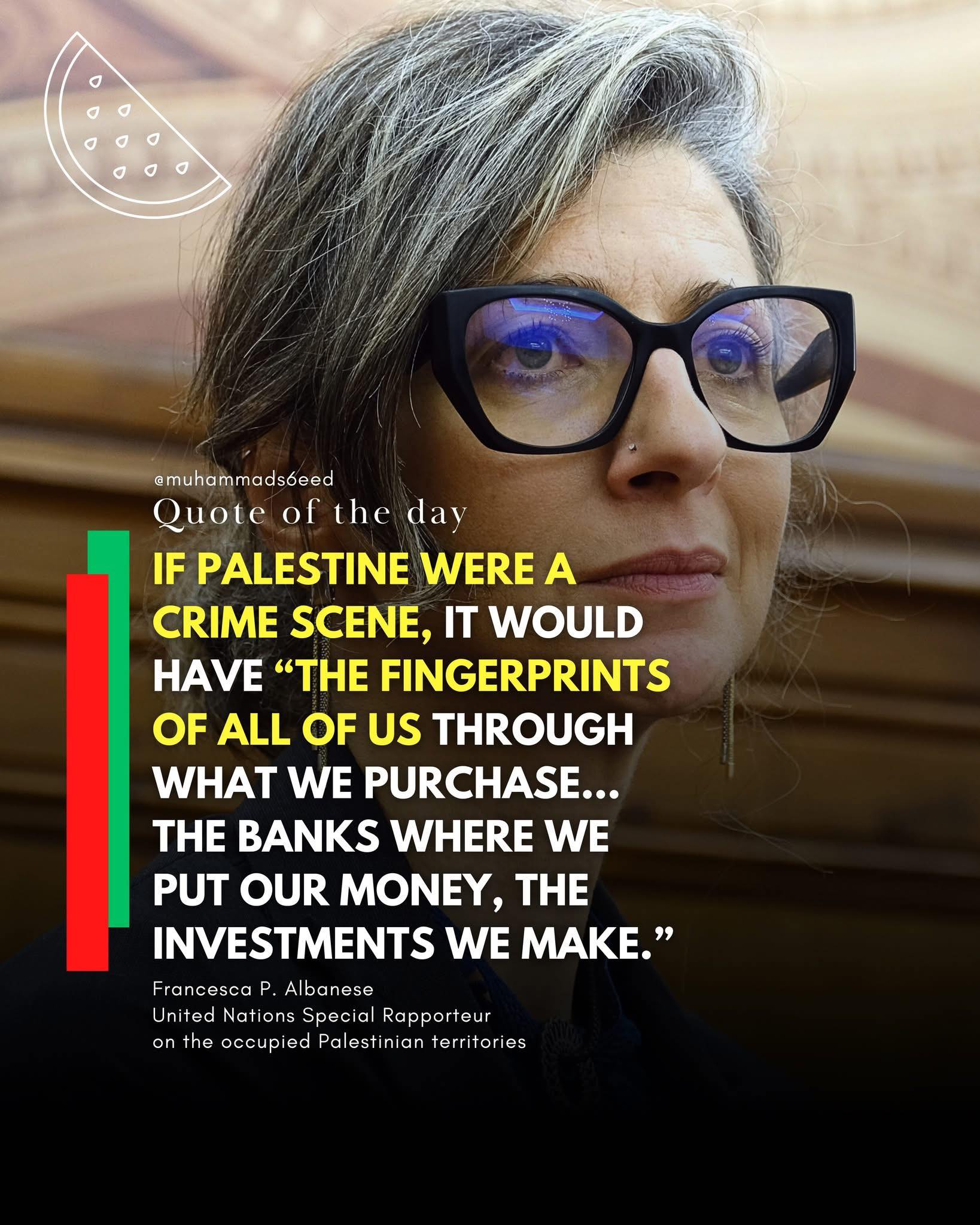 MK Sensei on Substack: "Francesca Albanese, our big heart at the crippled and disarmed “United ...