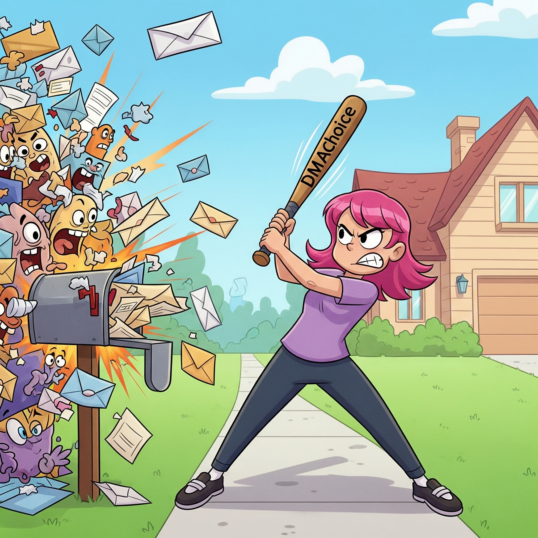 A simple and fast way to opt out of mailing and email lists: DMAchoice