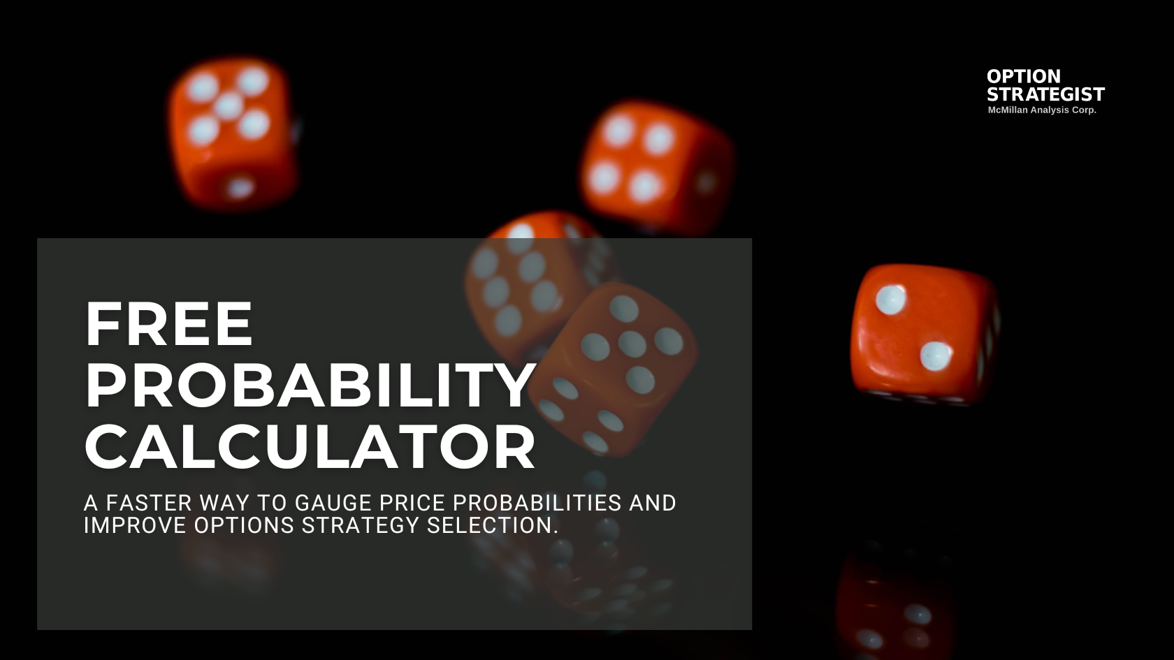A Free Probability Calculator for Options Traders