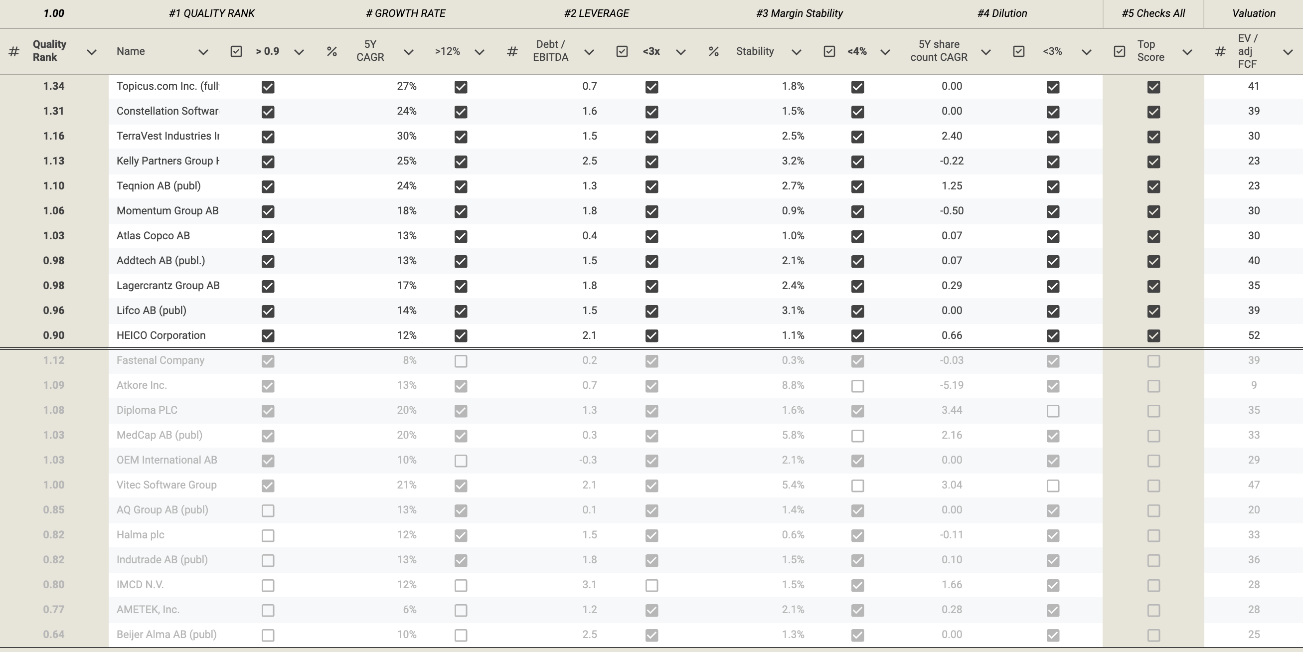 Serial Acquirers - 2024 - by Ole - The Outsiders' Corner