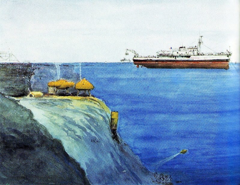 Jacque Cousteau's Conshelf Program - by Alex Beyman