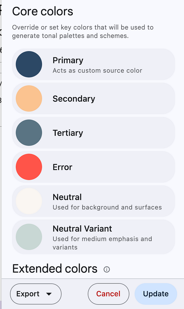 How to create a custom Material Design theme and use it in Figma