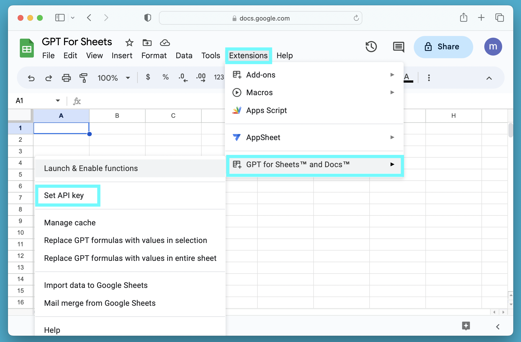 How to Use Chat GPT in Google Sheets: A Step-by-Step Tutorial