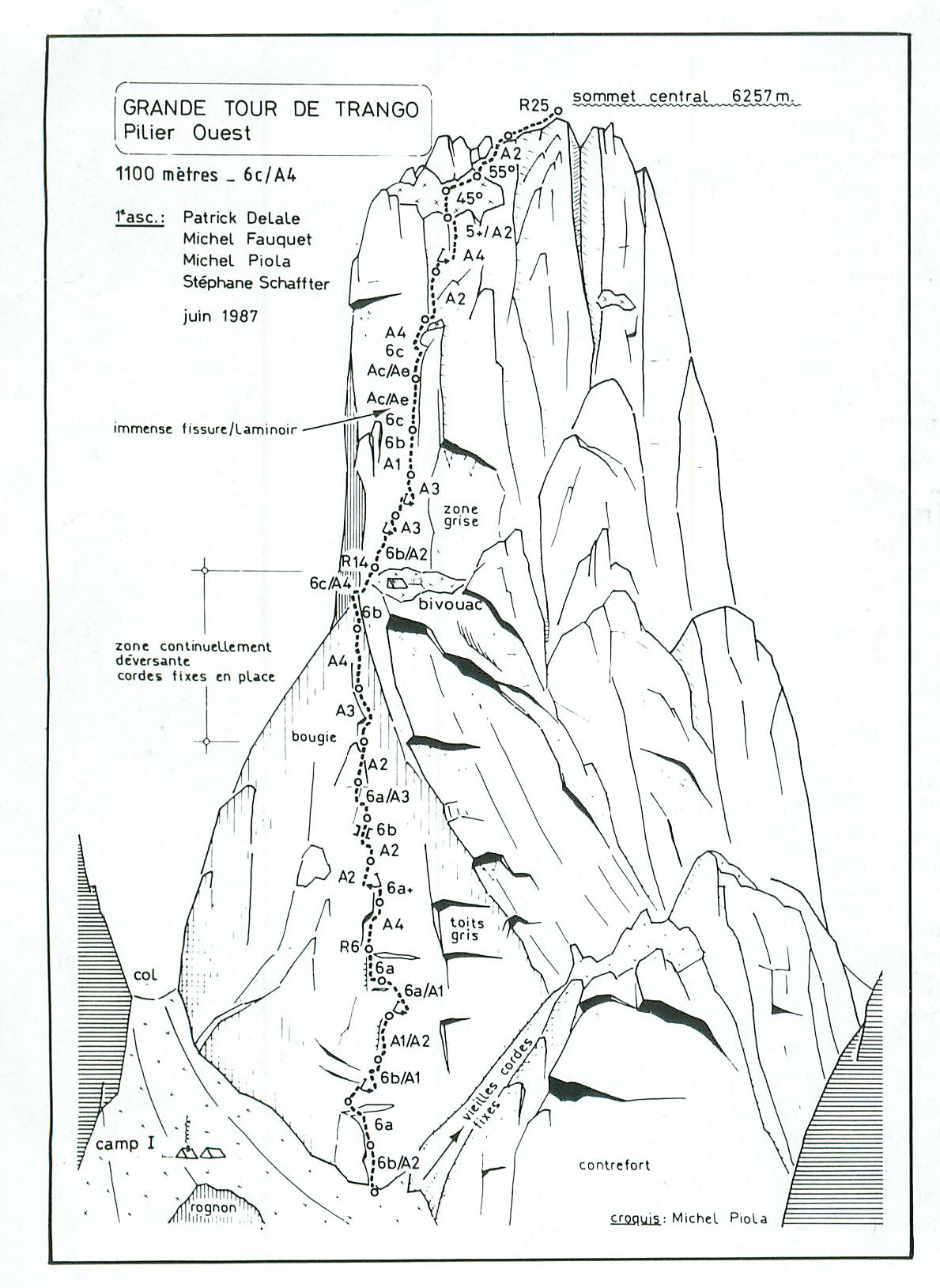 some Trango Towers history - by John Middendorf