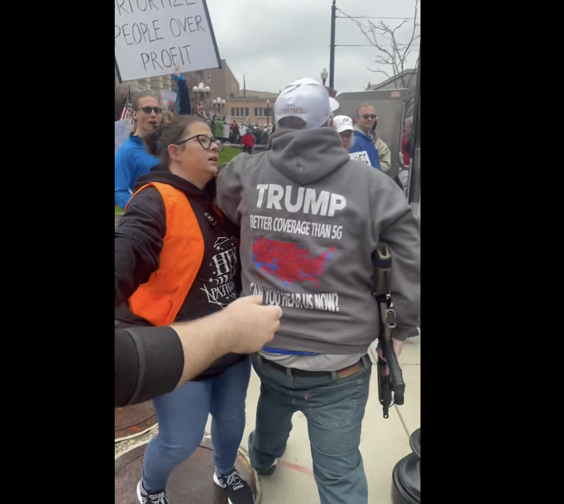 LPD asks for video after MAGA driver gets head-butted, carries rifle ...