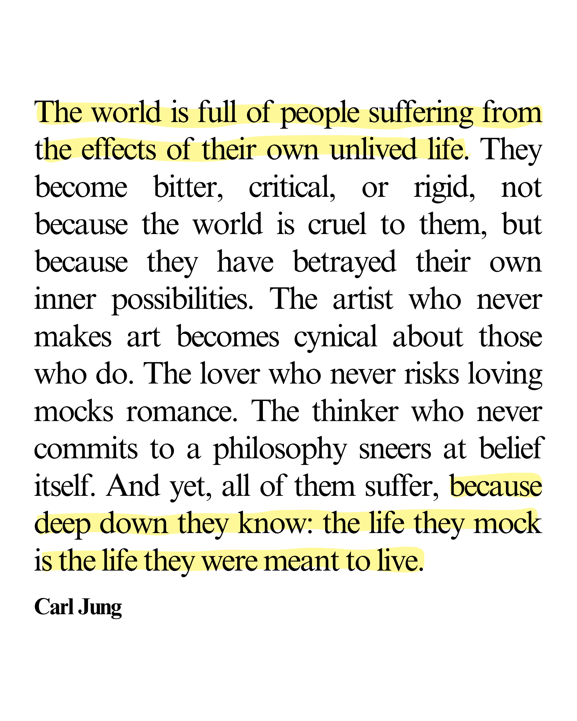 Isaac Wooden on Substack: "Jung on the unlived life"