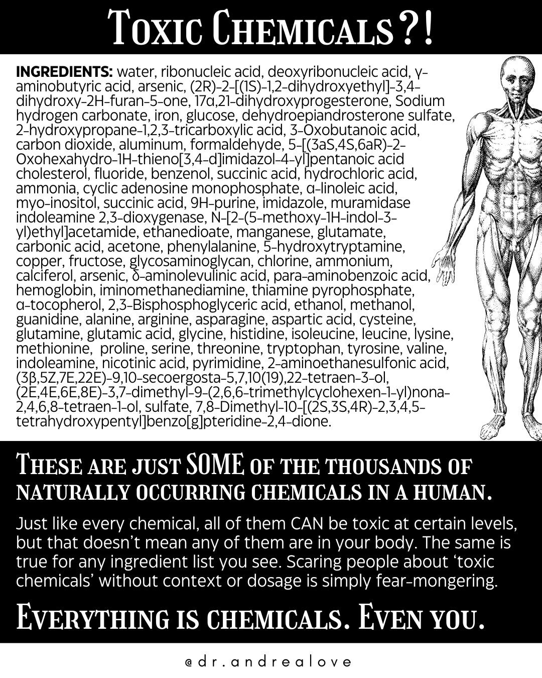 Chemophobia - the fear of chemicals - is a public health crisis