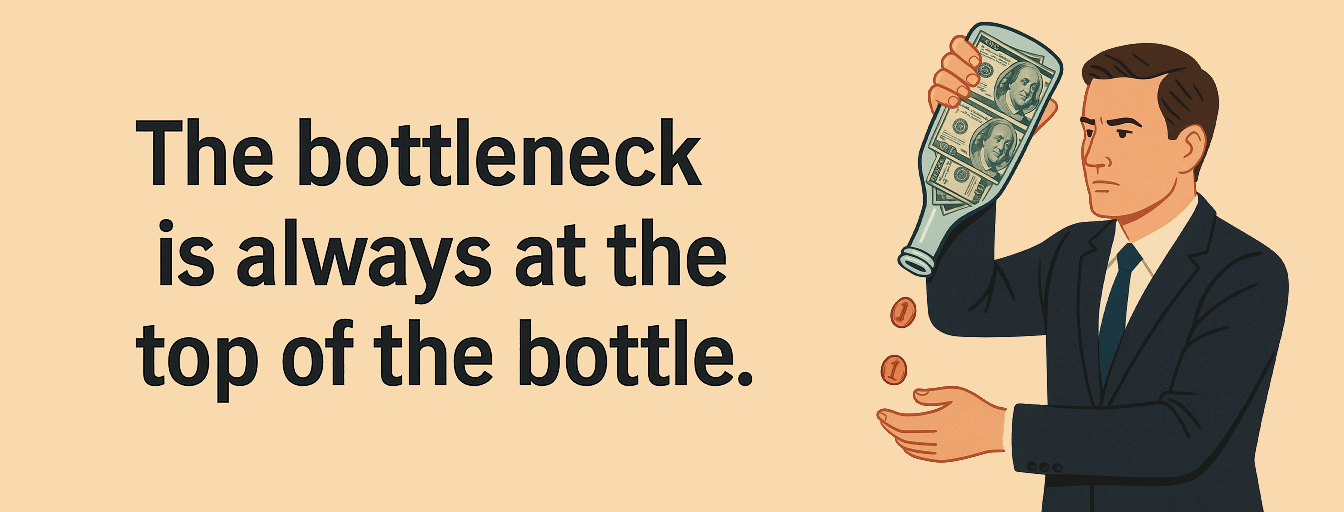 How Leaders Become and Then Overcome the Bottleneck