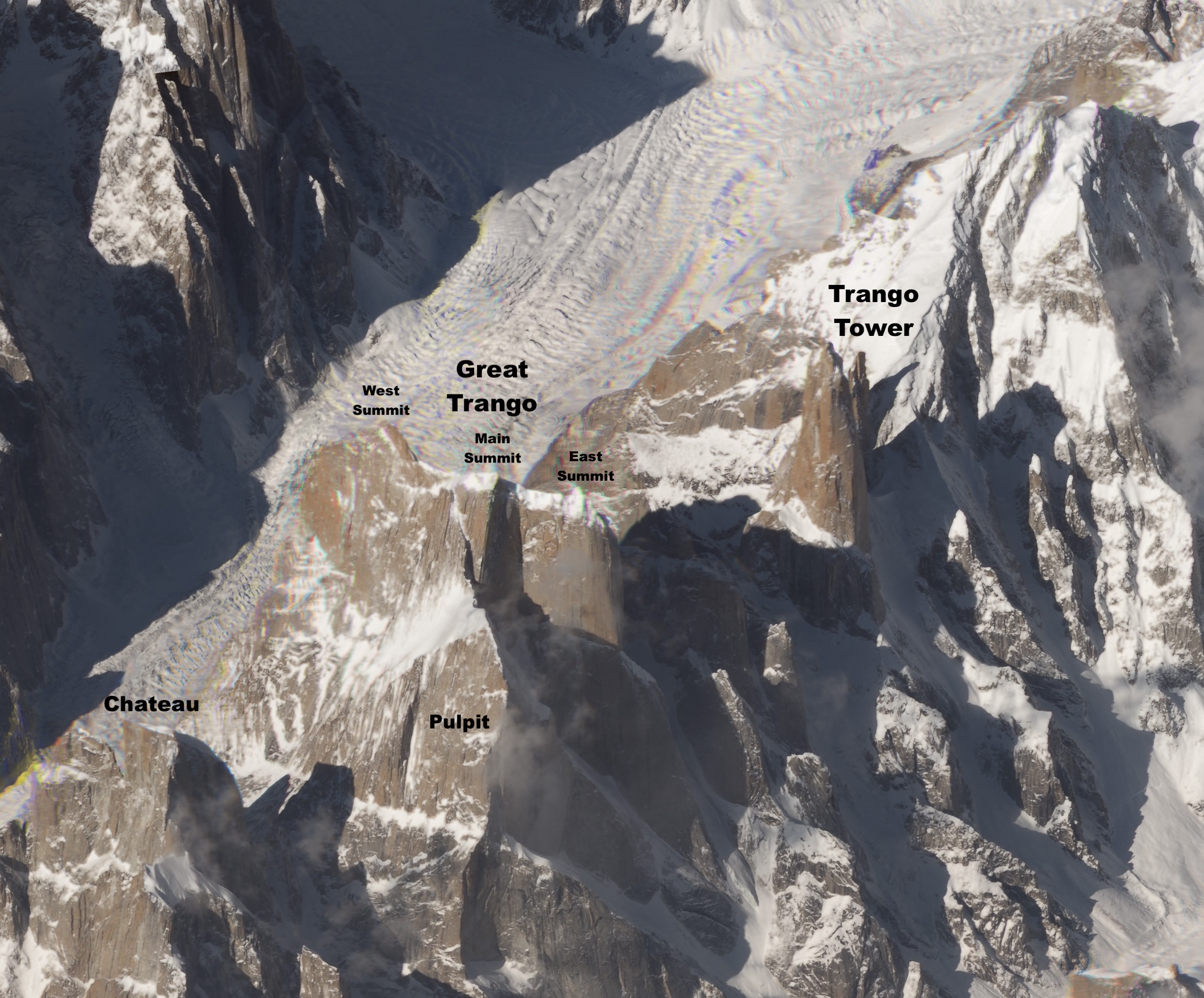 some Trango Towers history - by John Middendorf