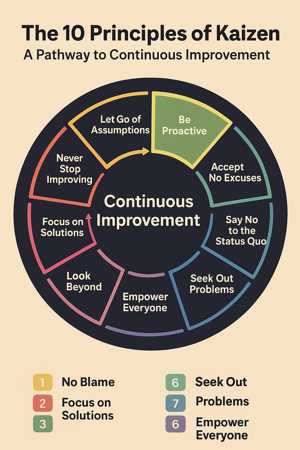 The 10 Principles of Kaizen: A Pathway to Continuous Improvement