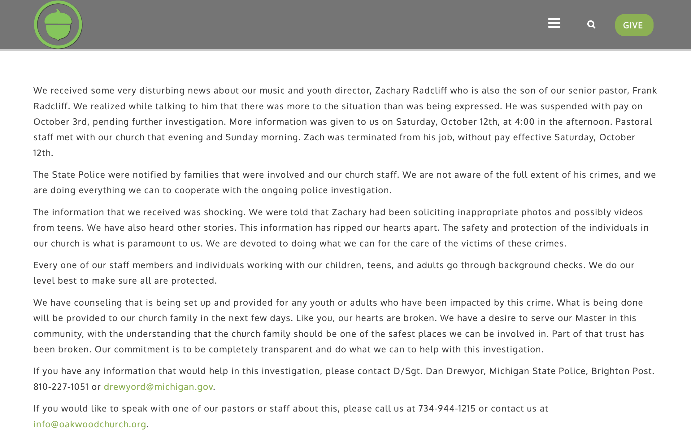 Right-wing Christian worship leader Zach Radcliff charged with child ...