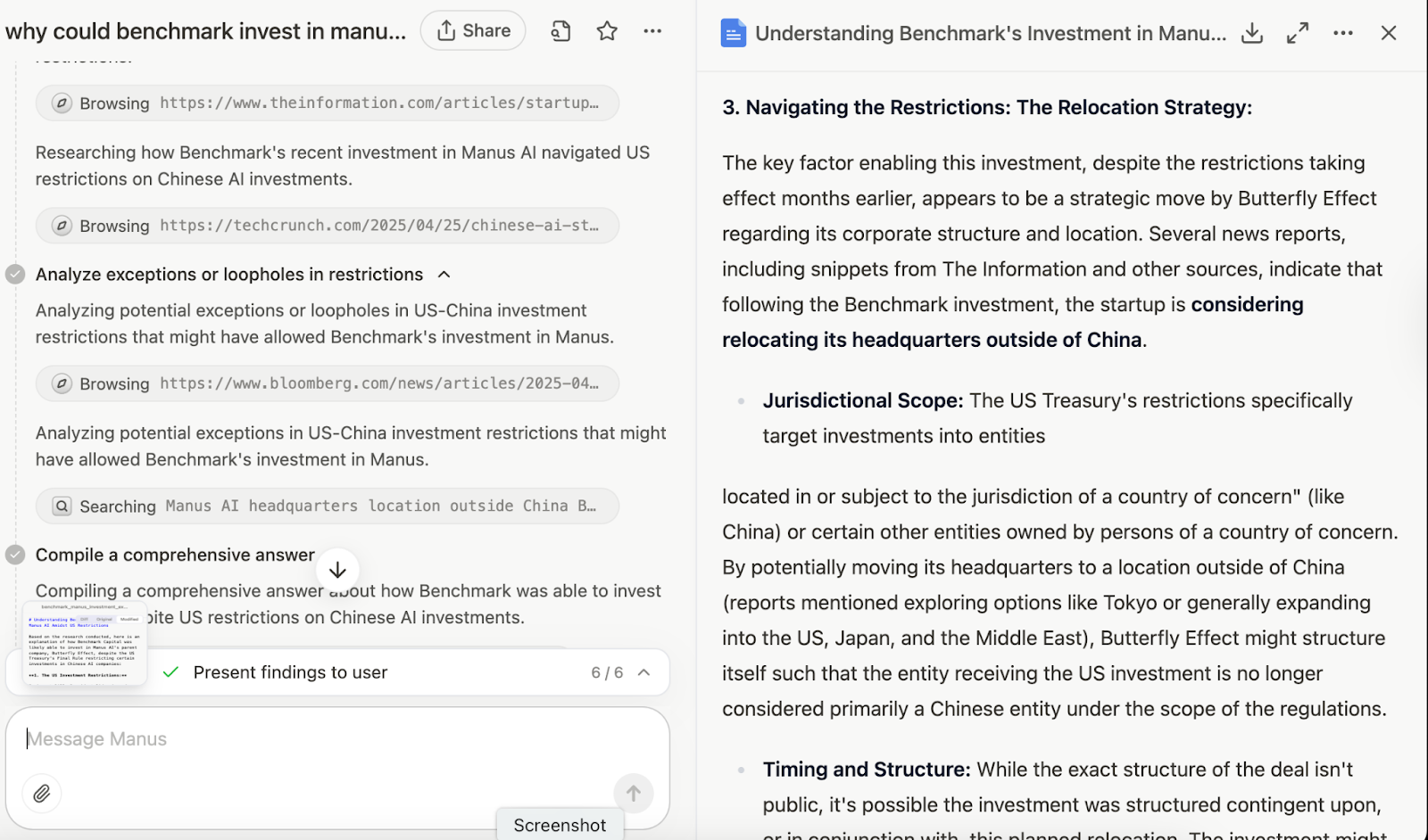 Benchmark's First China AI Investment & I Finally Tried out Manus AI