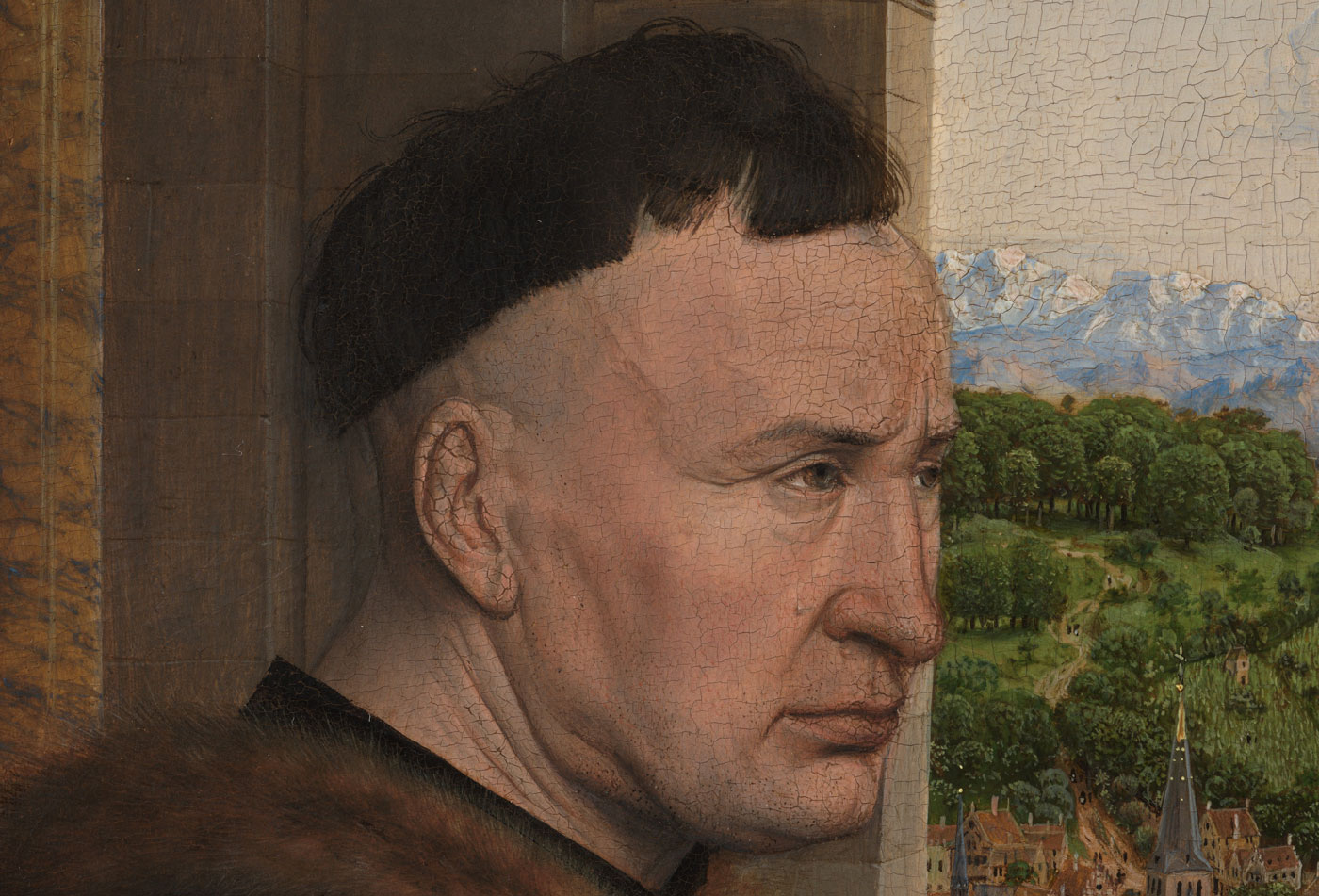 Exploring van Eyck's Madonna of Chancellor Rolin up close