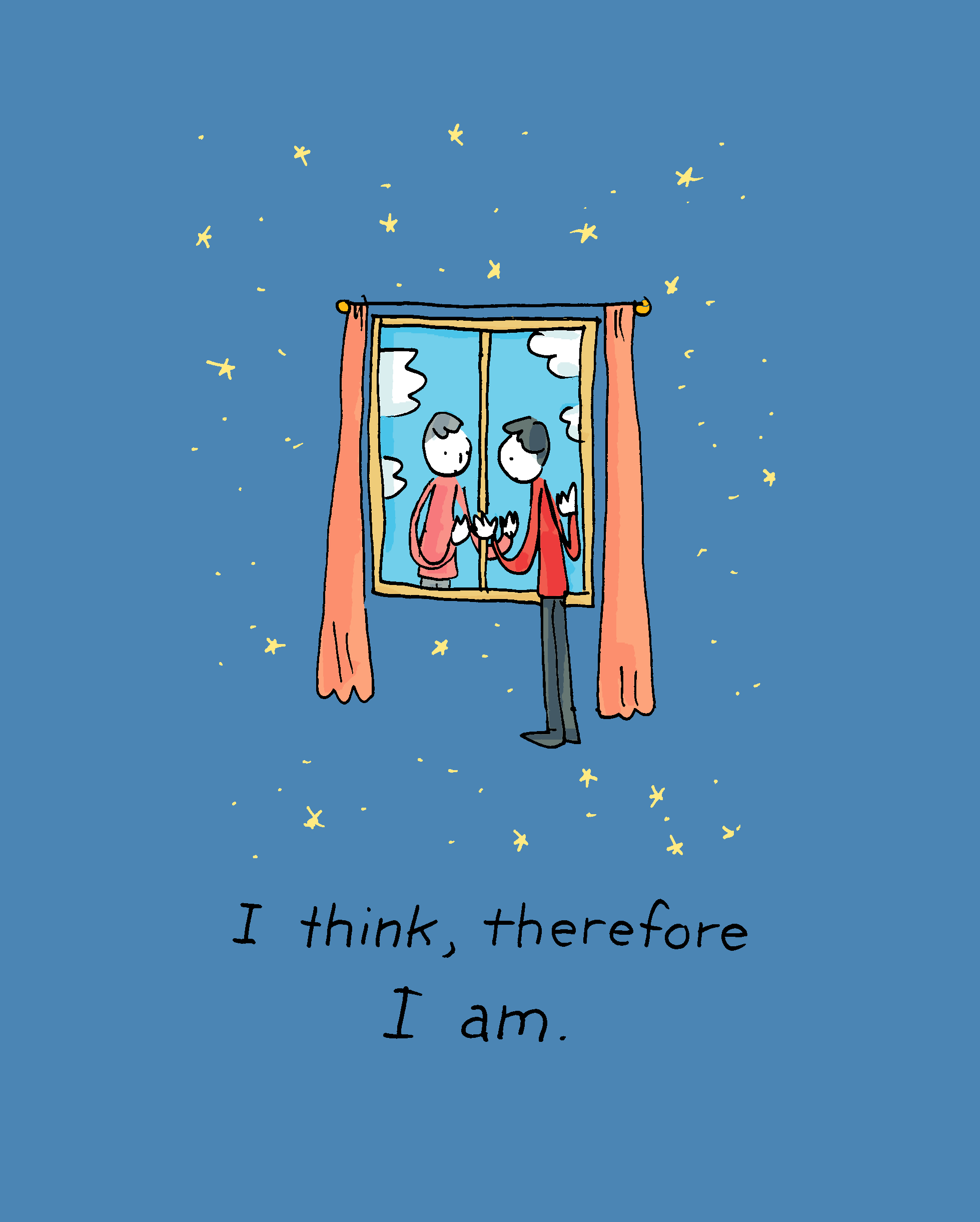 Looking Through the Window - by Grant Snider