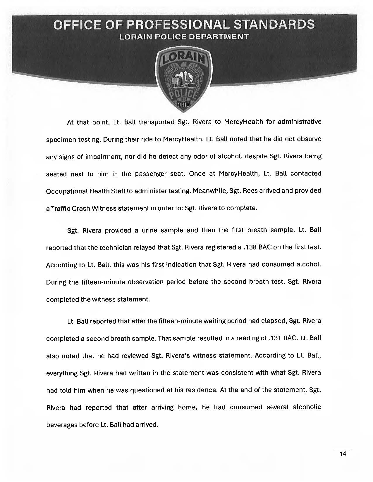 Demoted, Protected, and Redacted: The Rivera Files Expose Lorain’s ...