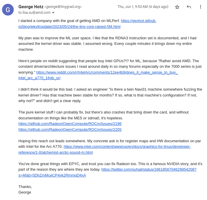 Commoditizing the Petaflop — with George Hotz of the tiny corp