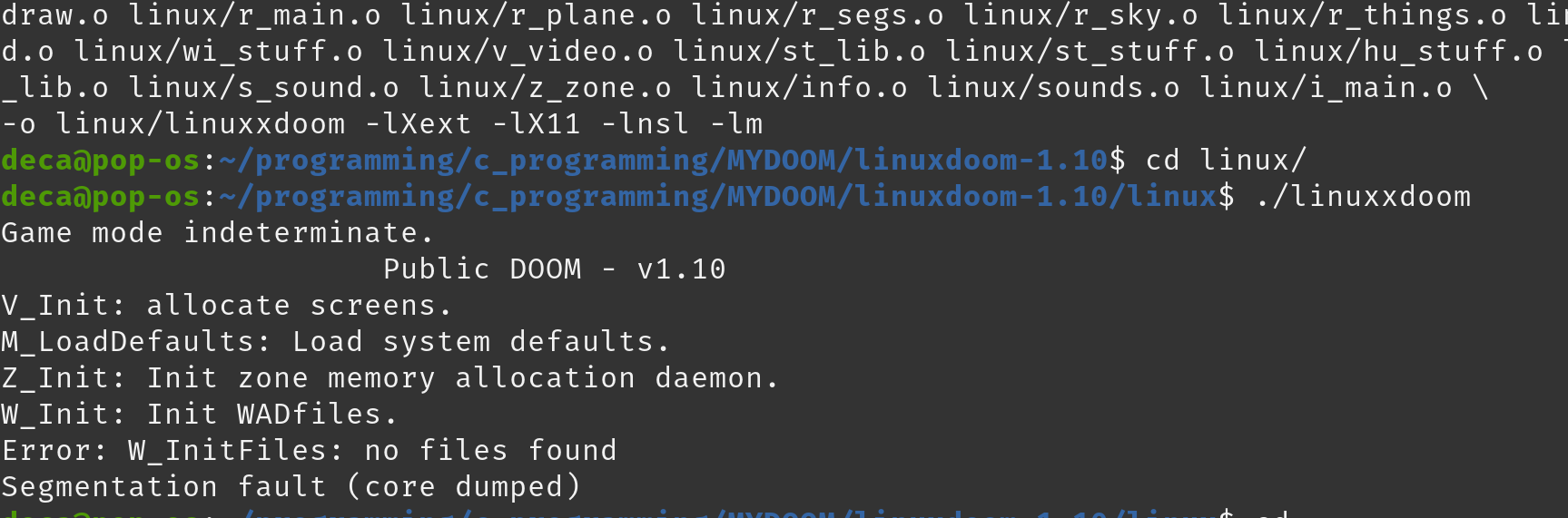 Lets compile Linux DOOM - by Diego Crespo - Deus In Machina
