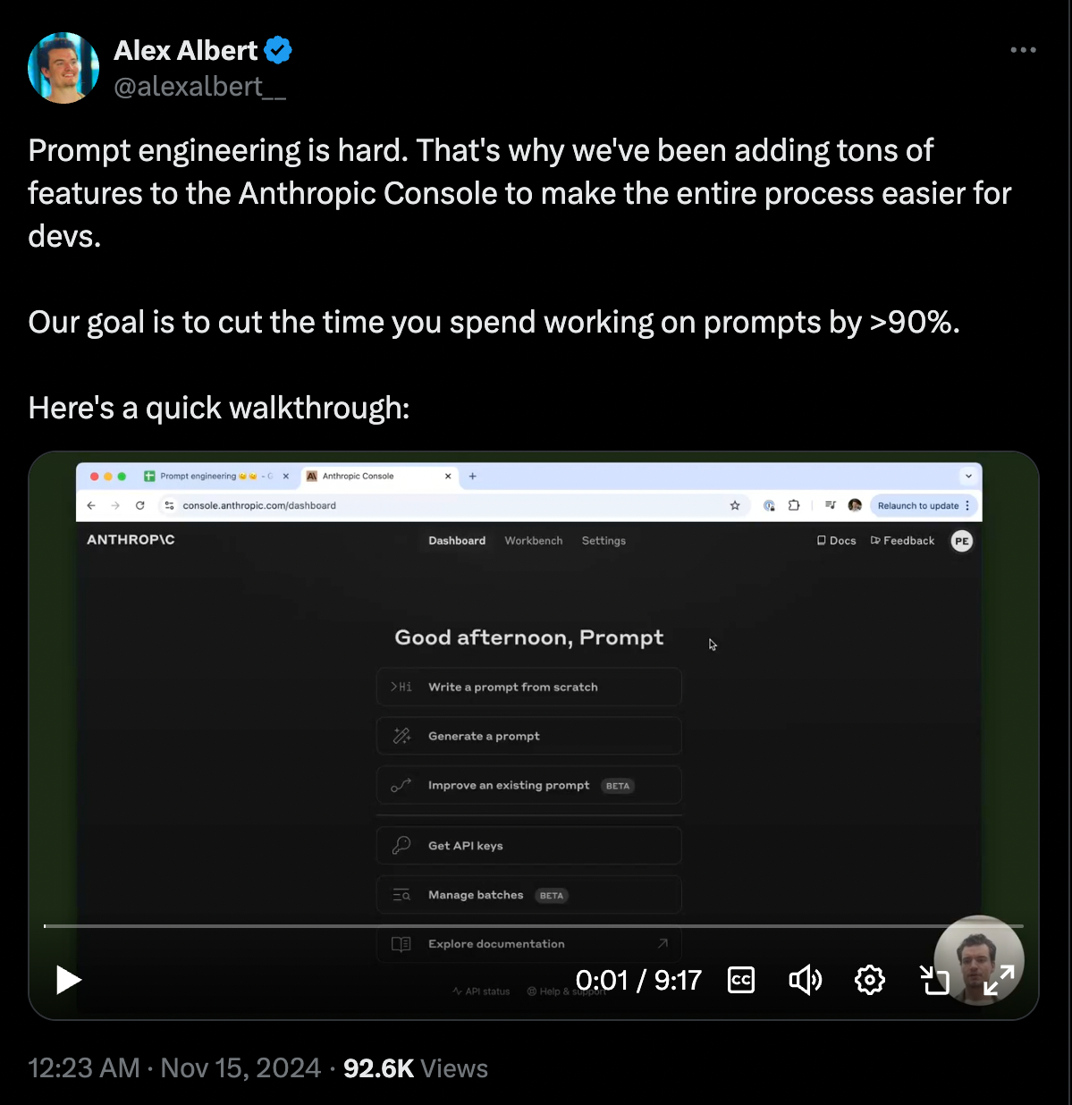 Try out Anthropic Console for Prompt Engineering