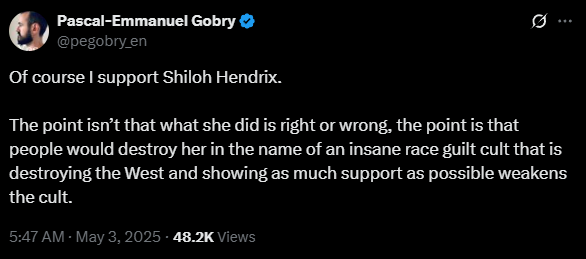 You may not like what Shiloh Hendrix did — and that’s the point