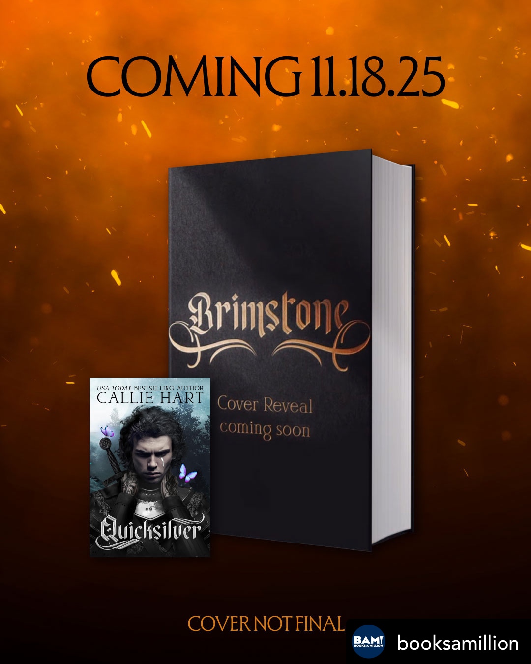 BRIMSTONE Release Date Revealed! - The Romantasy