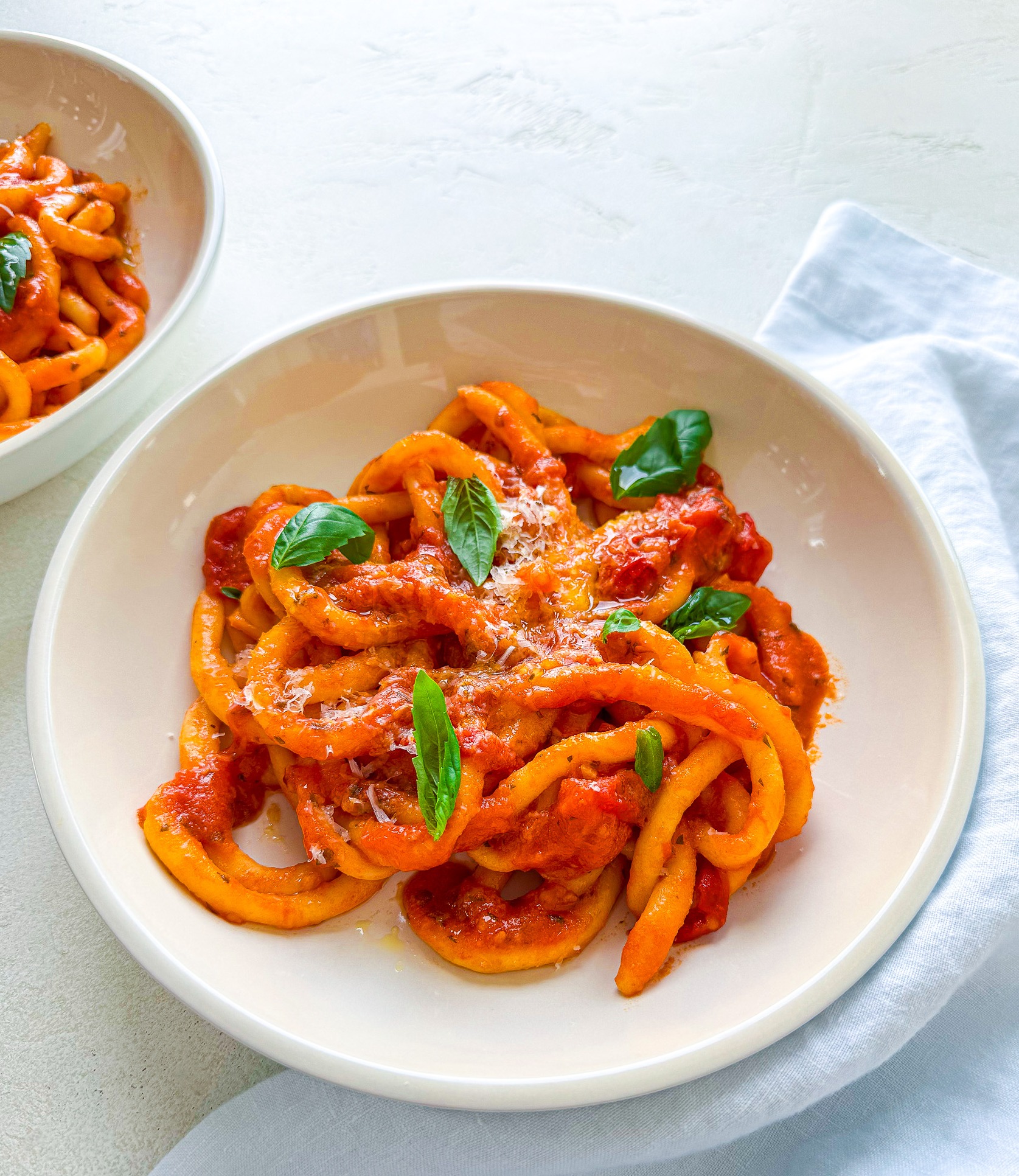 umbricelli, umbria's chubby hand-rolled spaghetti