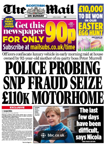 Scottish Mail is big winner at the 45th Scottish Press Awards ...