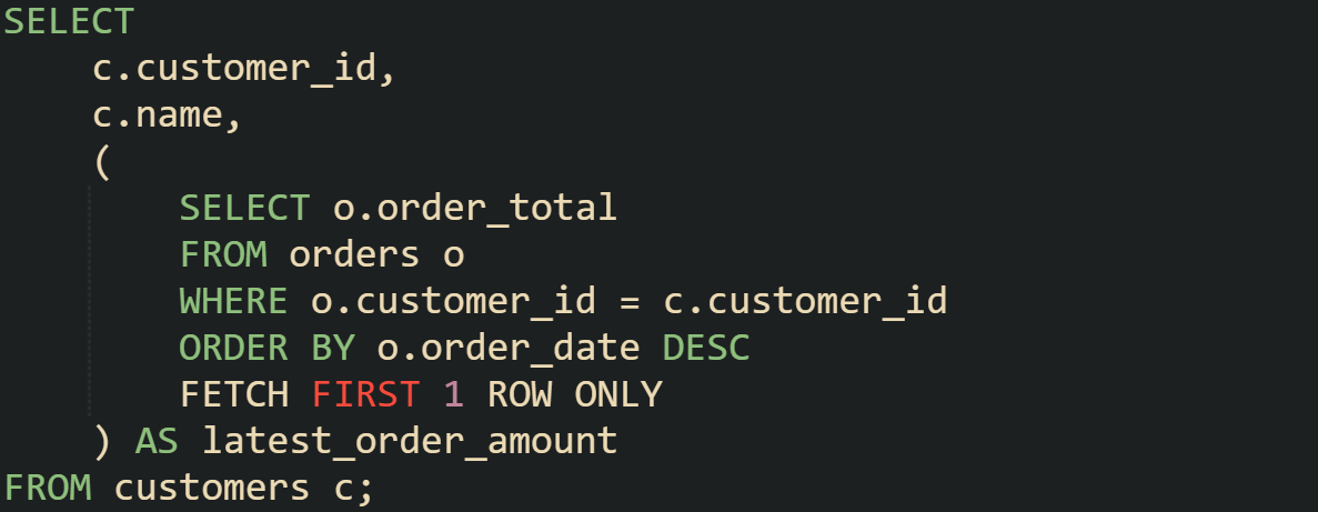 Using Subqueries Inside SELECT and WHERE