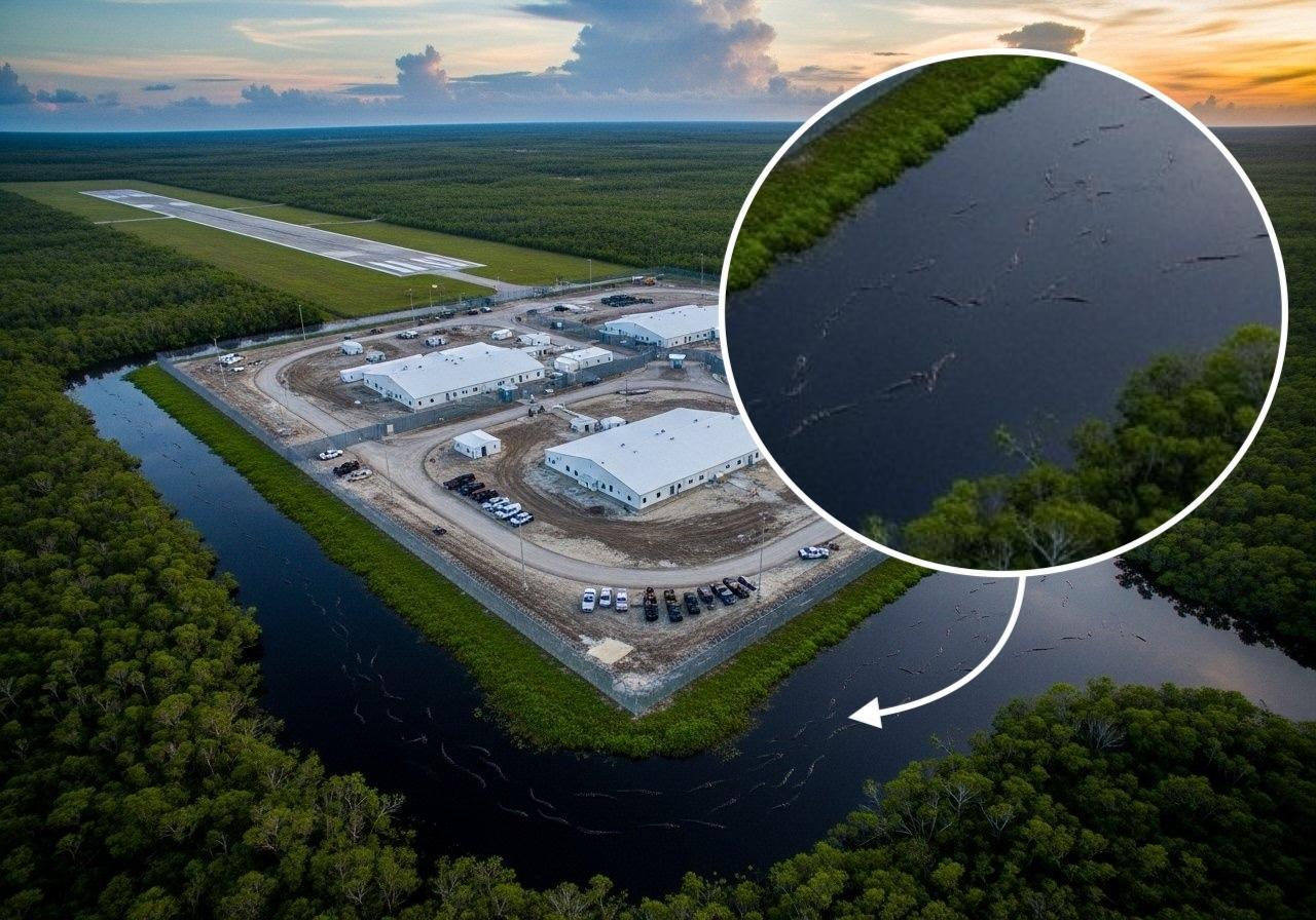 ‘Alligator Alcatraz’ is Not Surrounded by an Alligator-Infested Moat ...