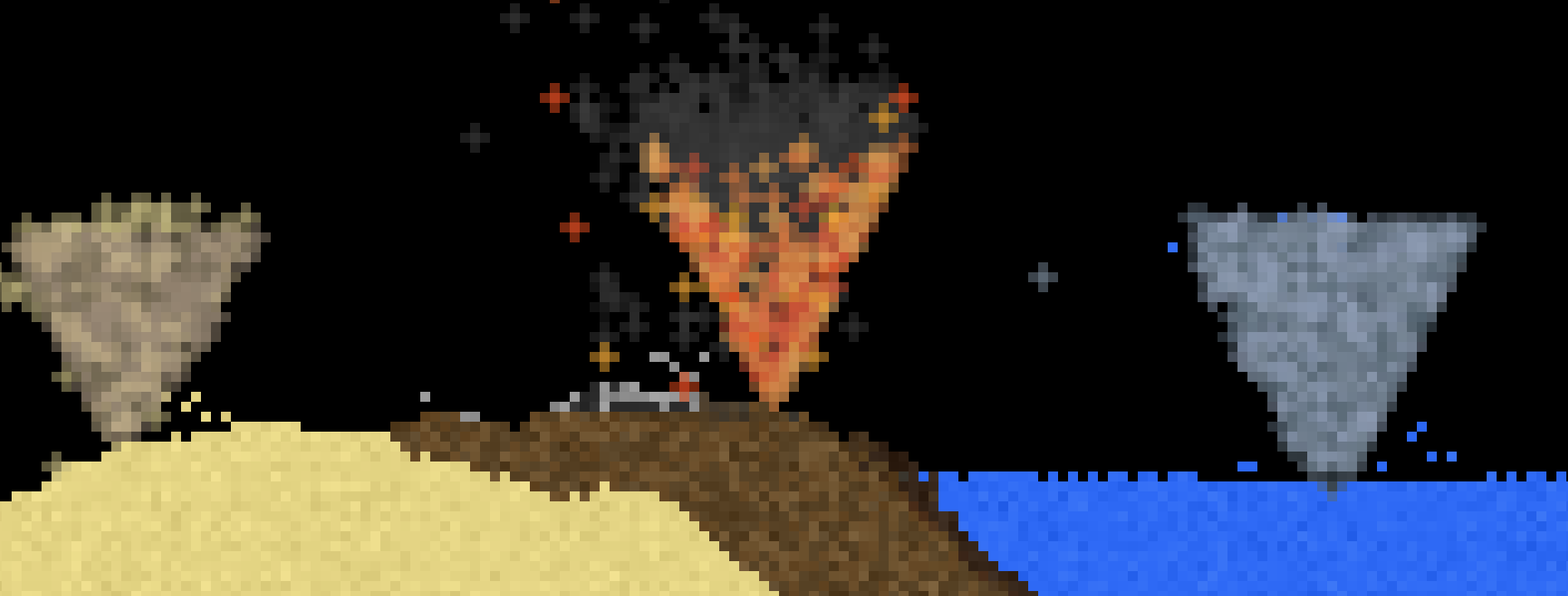 ☀️ Sandboxels v1.9.5 - Update of the Summer OUT NOW 🌊