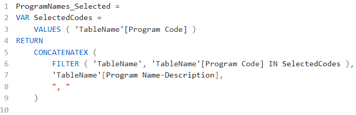 Handling Multiple Values in DAX Like a Pro: Displaying Text for Multi-Selections in Power BI