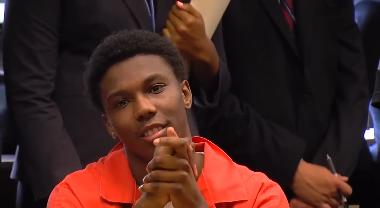 16Yr Old Killer Laughs At The Victim’s Family While On Trial