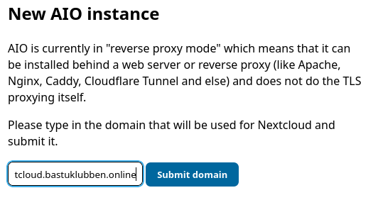 Installing Nextcloud AiO = All-in-One - by Karl William
