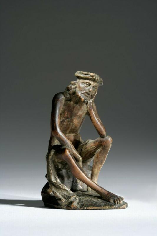 The Pensive Christ - by Ewan Craig - Stone, Clay & Wood