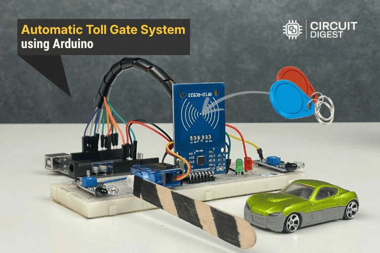 Arduino Automatic Toll Gate System — Smart Contactless Design