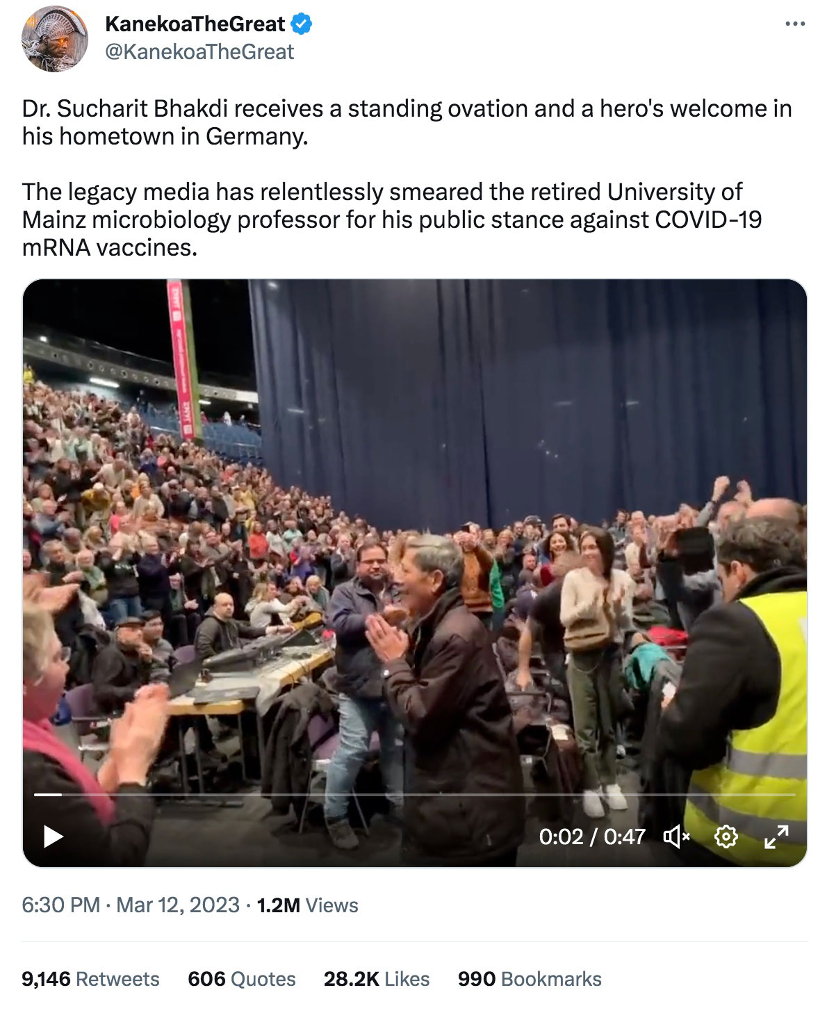 Profiles in Courage: Prof. Dr. Sucharit Bhakdi – The Burning Platform