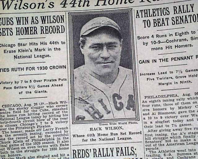 The Life and Times of Hack Wilson