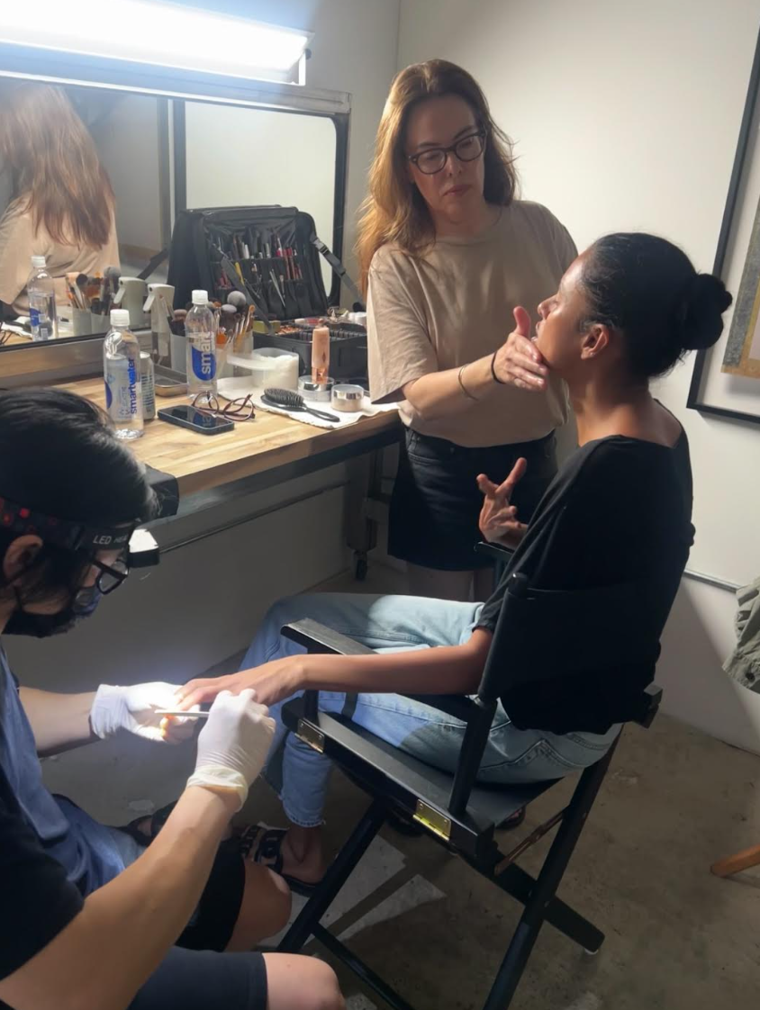 Off-Duty Denim On Set - by Megan Alida Strachan